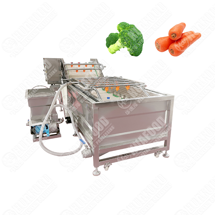 External Water Circulation Air Bubble Washing Machine - Vegetable ...
