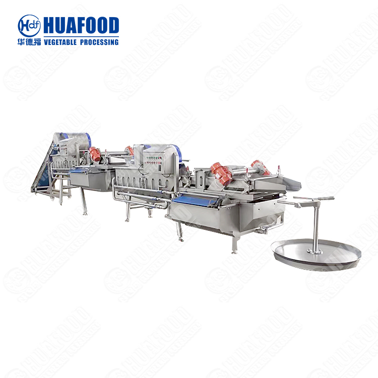 vortex vegetable washing production line for supermarket - Vegetable ...