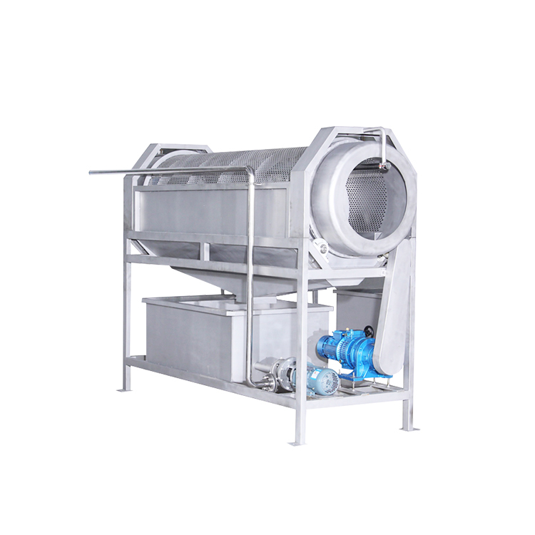 Barrel conveyor washing machine - Vegetable washing machine
