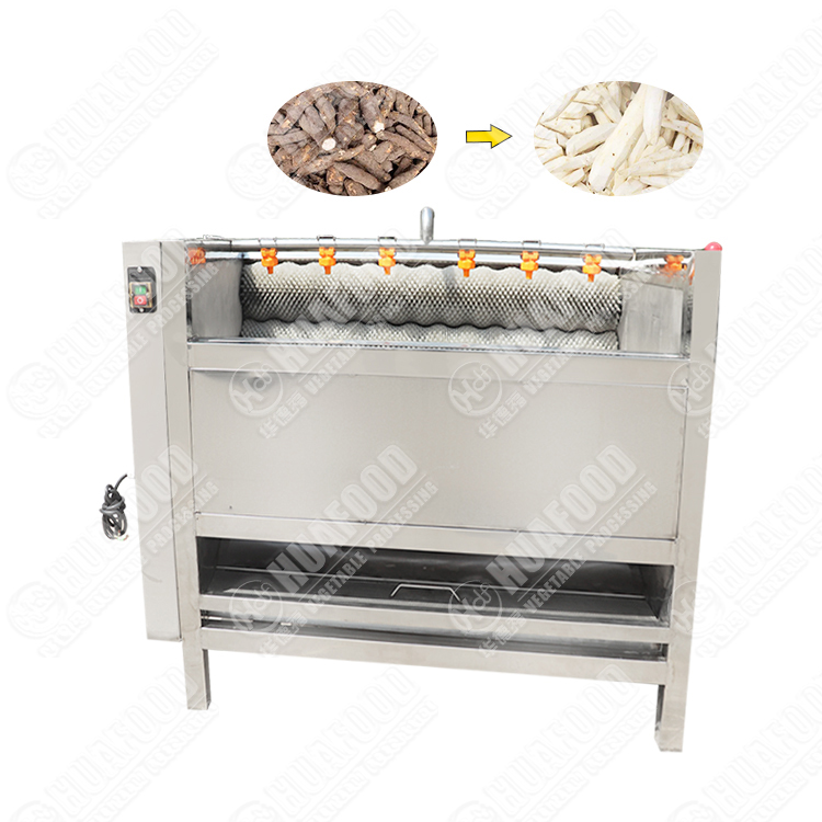 Multi-function washing machine with brush for root vegetable ...
