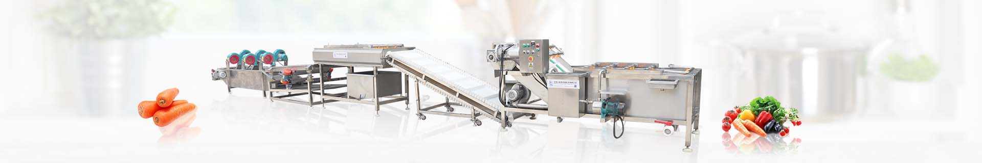 Carrot washing line /frozen vegetable production line - Vegetable ...