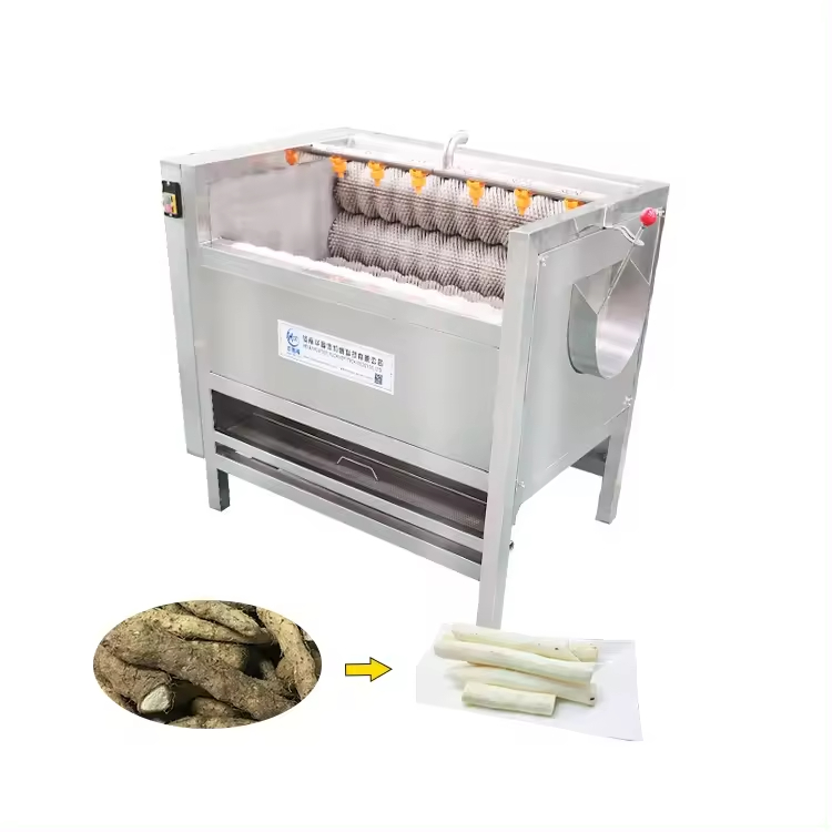The Potato Peeling Machine Powered by Brush Principle - Vegetable ...