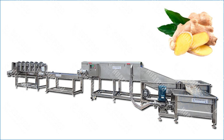 High Pressure Ginger Cleaning Machine With Bubble Pre-Washing ...