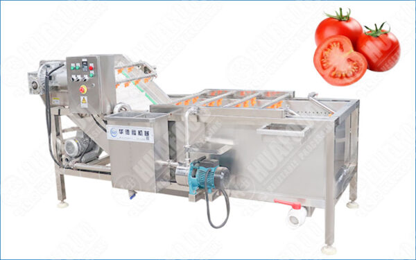 Tomato Vegetable Washing Machine with Air Bubble Gentle Cleaning Tech ...