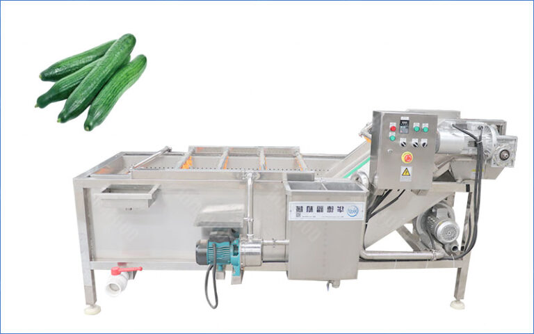 High-Efficiency Cucumber Air Bubble Washing Machine For Sale ...